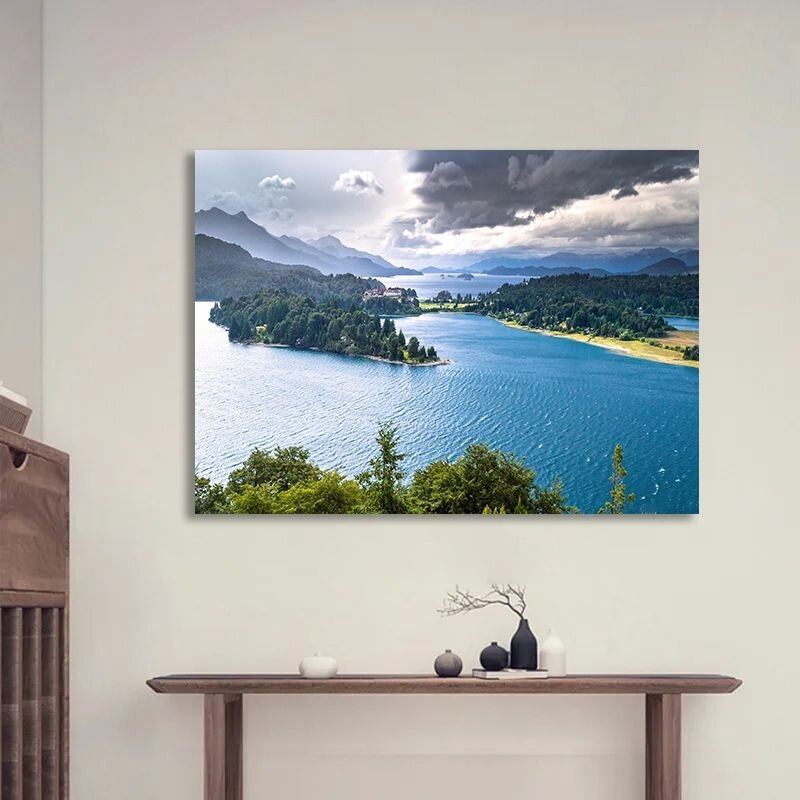 Картина ВсеКартины. тут "Озеро в Аргентине", холст, дерево, 50x70см