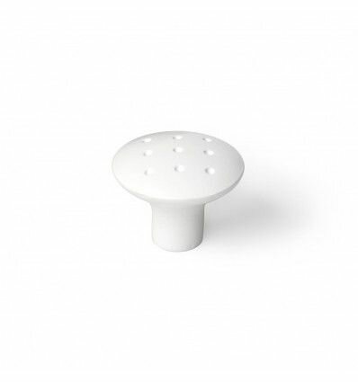Ручка мебельная кнопка REI POMO-ZAMAK D35 BLANCO MATE