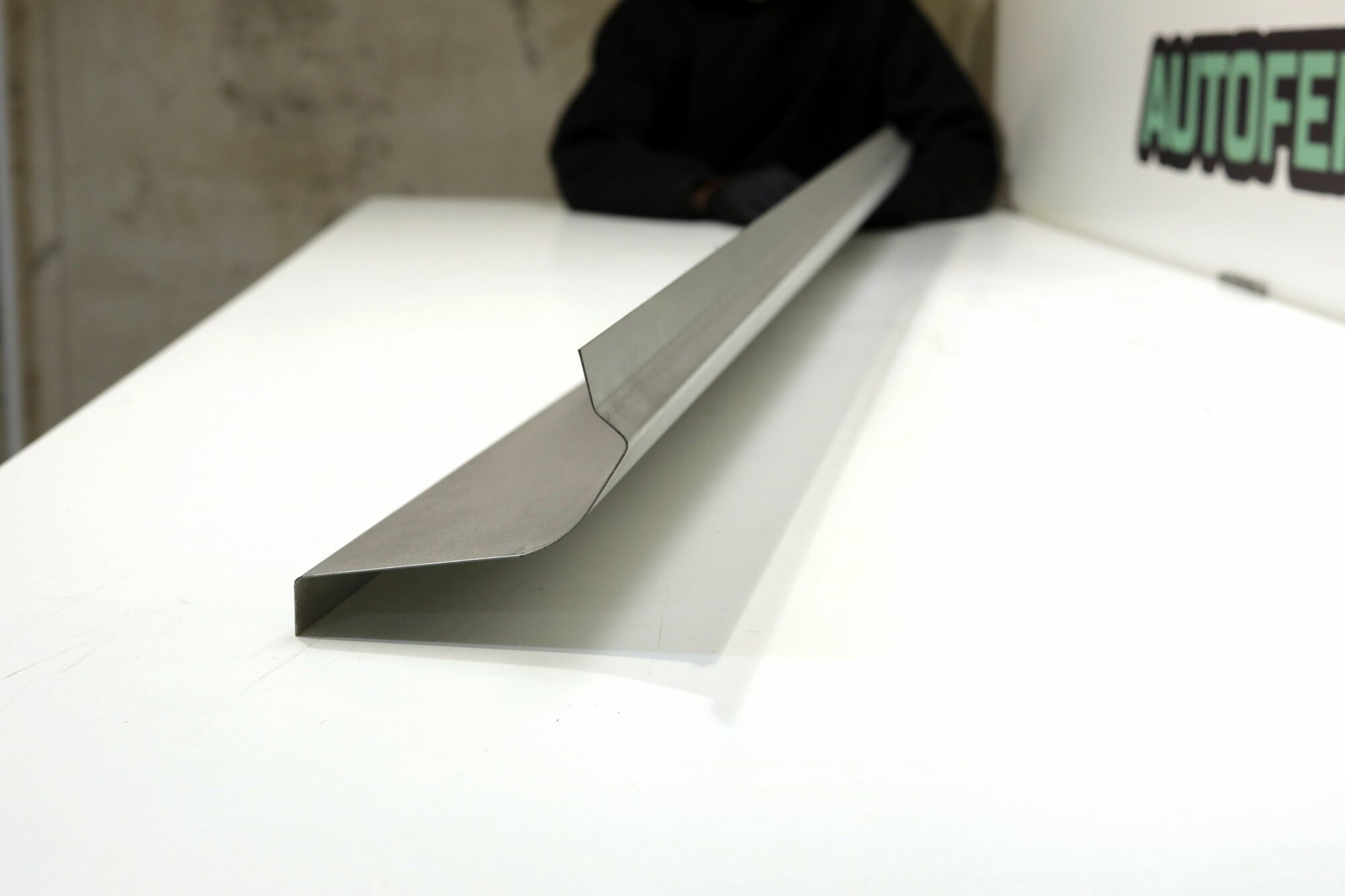 Порог ремонтный левый для Opel Corsa D 2006-2015 тип кузова хэтчбек 3д (опель корса д) , оцинкованная цинк сталь 1 мм