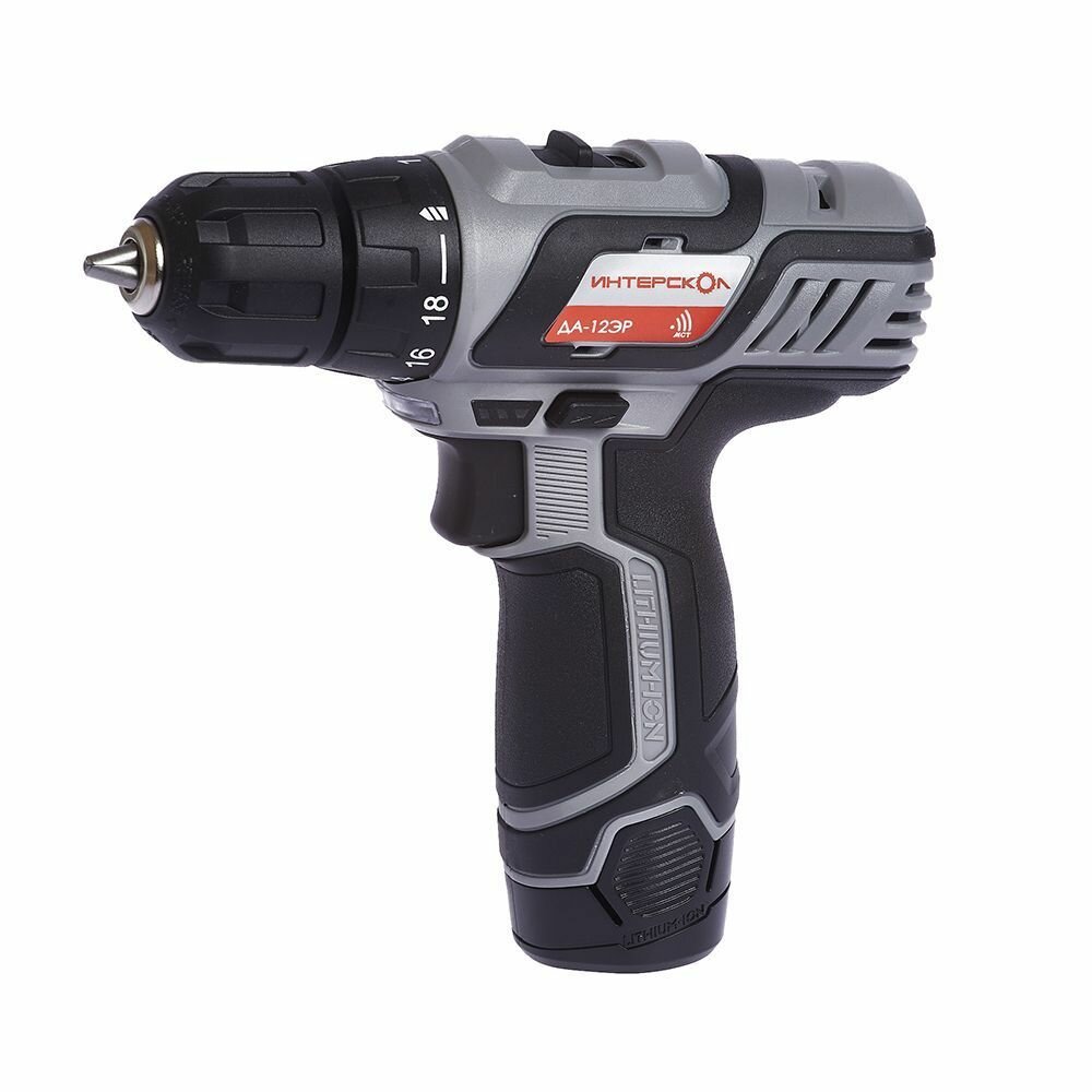 Аккумуляторная дрель-шуруповерт ИНТЕРСКОЛ ДА-12ЭР 434.2.2.20