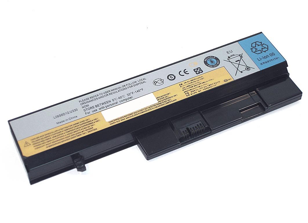 Аккумулятор OEM (совместимый с L08L6D11, L08S6D11) для ноутбука Lenovo Y330 10.8V 4400mAh черный (тип 1)