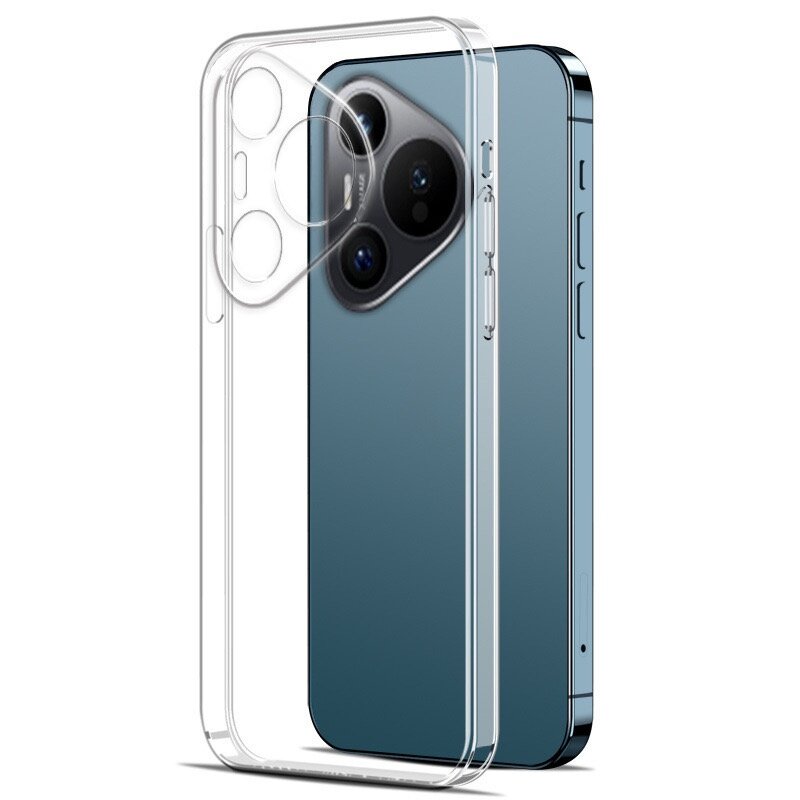 Чехол прозрачный для Huawei Pura 70 Pro/Pura 70 Pro+ (Хуавей Пьюра 70 Про/Пьюра 70 Про+)