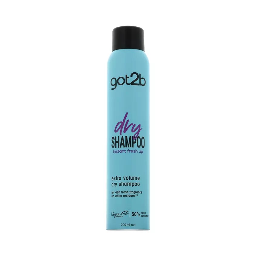 Шампунь для волос сухой GOT2B DRY SHAMPOO extra volume (экстра объем) 200 мл