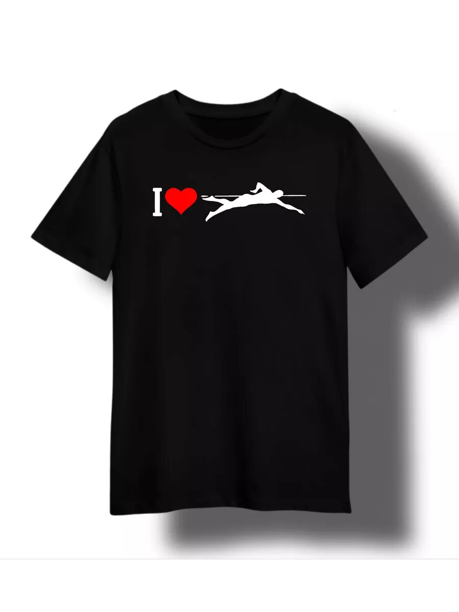 Футболка пловец силуэт