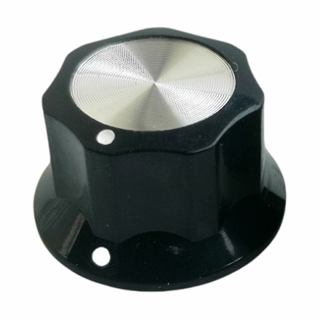 25х14. потенциометр ручки гитарного эффекта 5 мм-черный