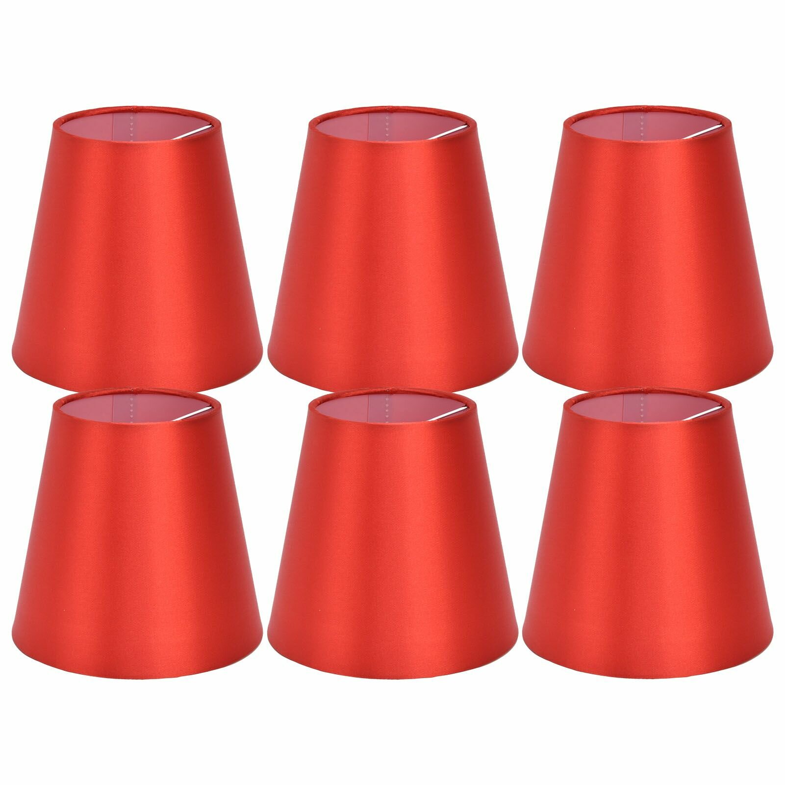 Яркий красный абажур для настольной лампы, потолочный светильник для спальни и гостиной, тканевый абажур PX15