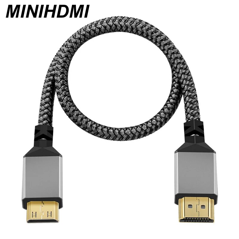 HTDTMTI Мини HDMI-HDMI кабель 2.0 4K 1080P 1М-10М 3M