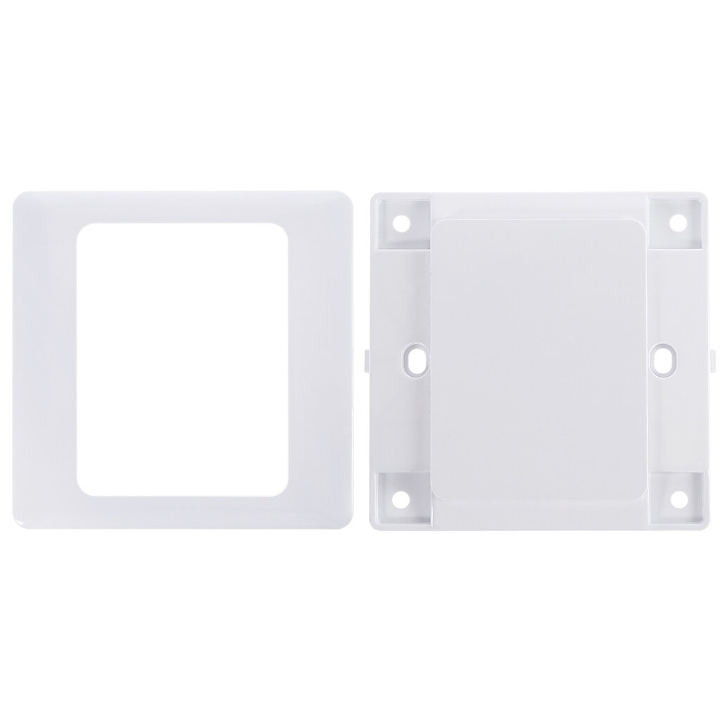Электрическая настенная розетка выключателя Пустая Панель крышки Белая доска АБС-панель розетки Ободок