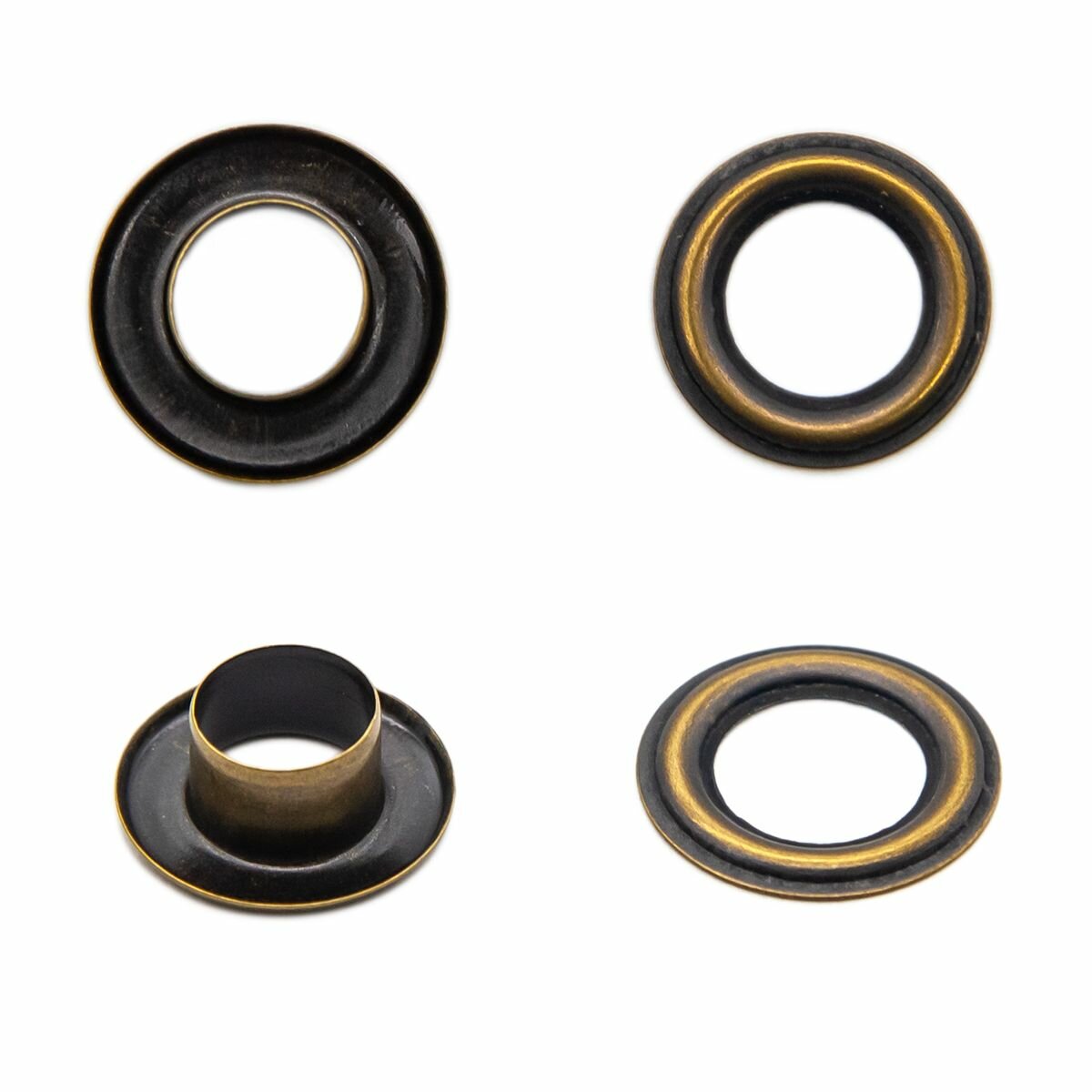 64702 Люверс плоский d-8мм цв. металл, латунь BIG