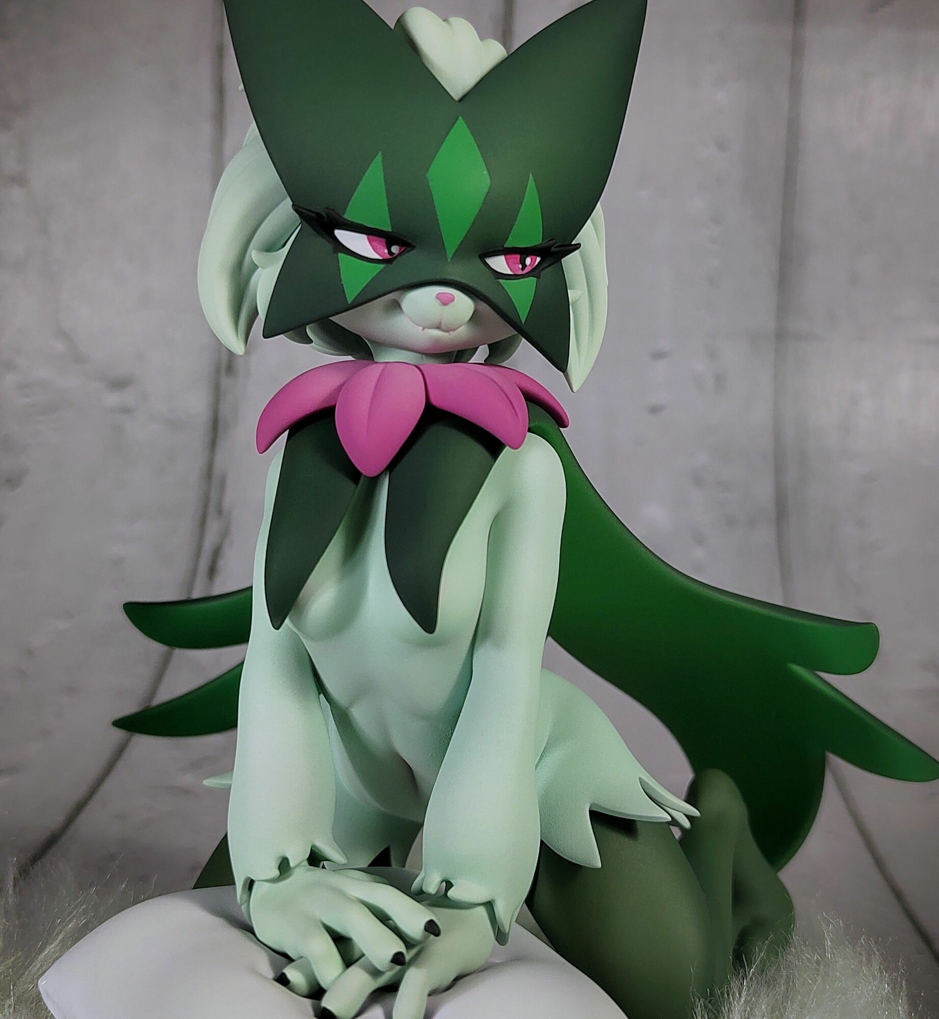 Фигурка игрушка Bandai Покемон Meowscarada под покраску