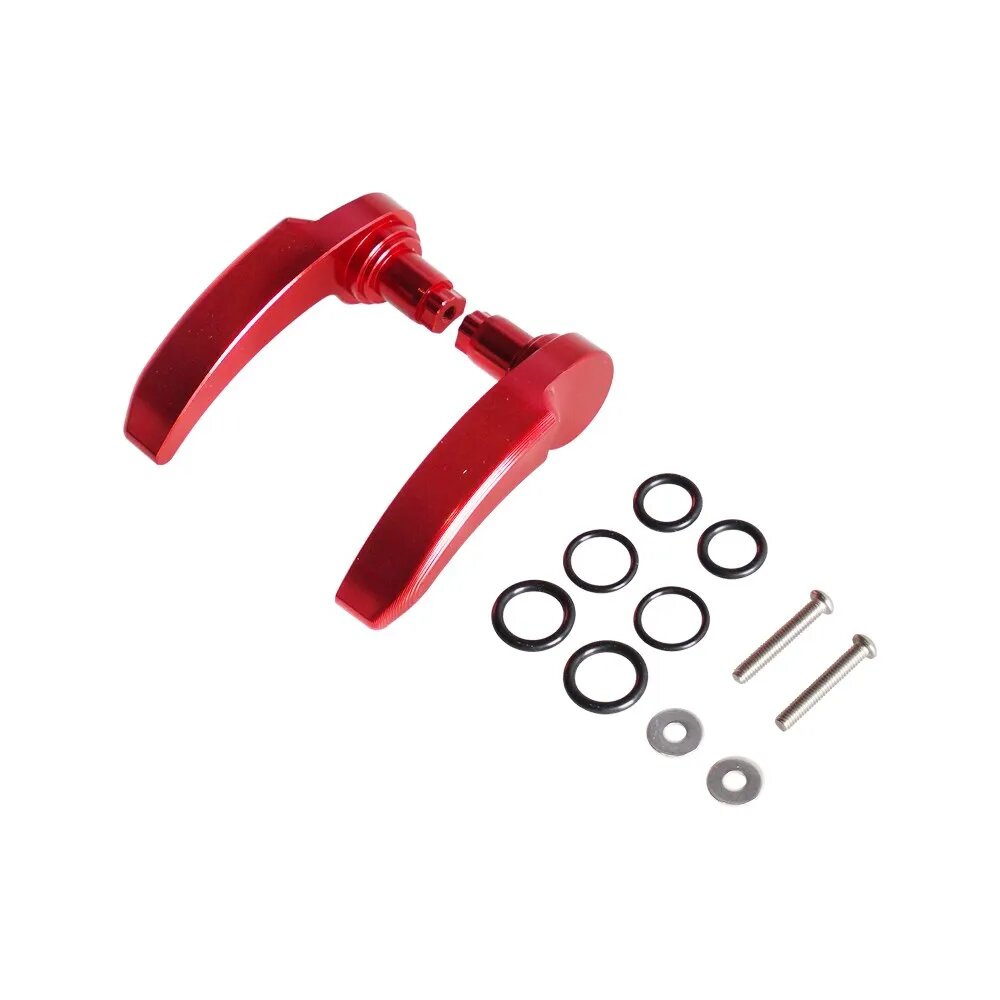 2 шт, задвижки для мотоцикла Harley Davidson Electra Glide, Street Glide, Road King 14-21 Красный, Красный