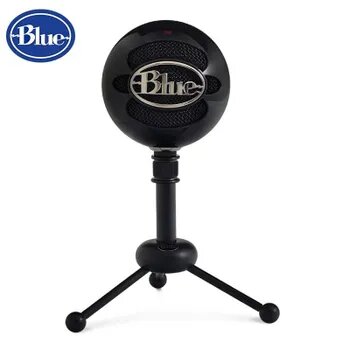 Blue Микрофон игровой (для стриминга) Snowball (Авиаперевозки), светло-серый