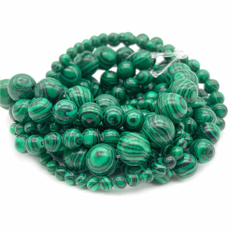 Натуральные бусины Амазонит Тигровый Глаз Кварц Агаты 4 6 8 10 мм Изумрудный, 4mm(about 92pcs), Malachite