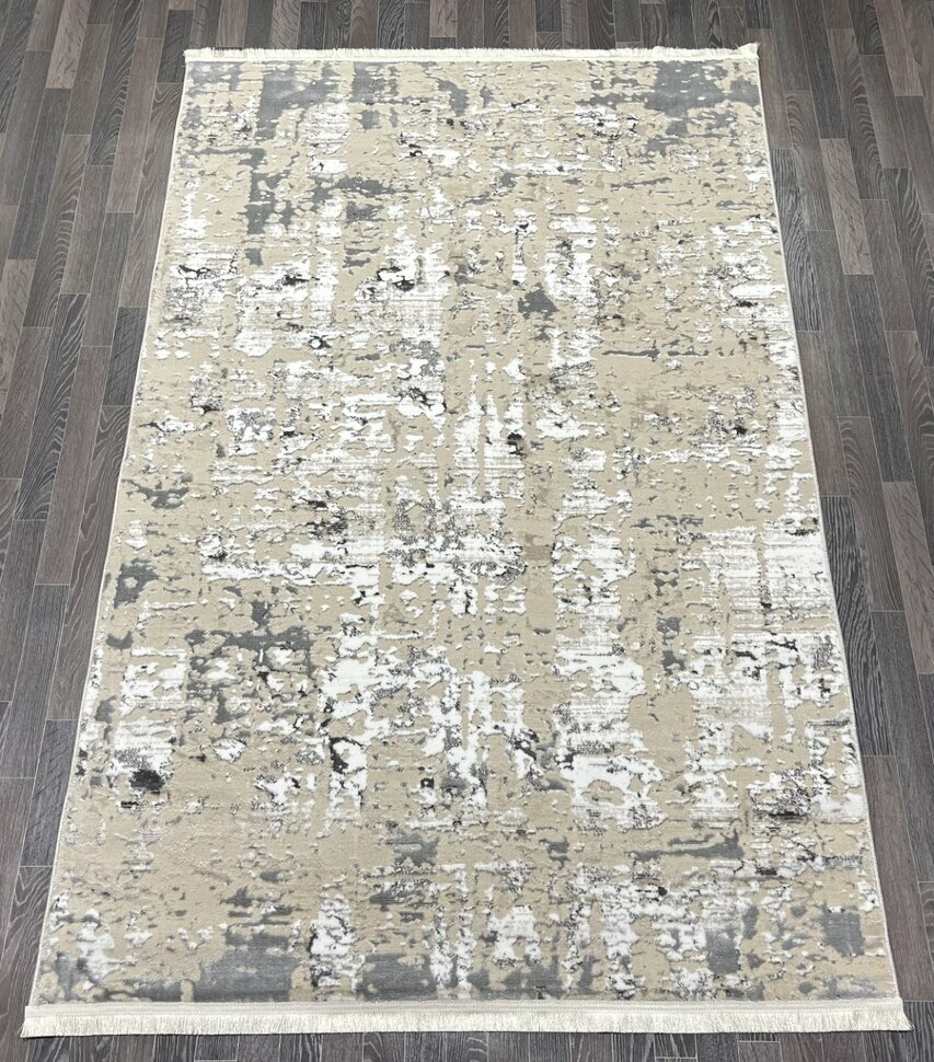 Ковер, Прямой, Бежевый, Серый, Белый, Современный, на пол, в гостиную, спальню, в ассортименте (120 см. на 180 см.)