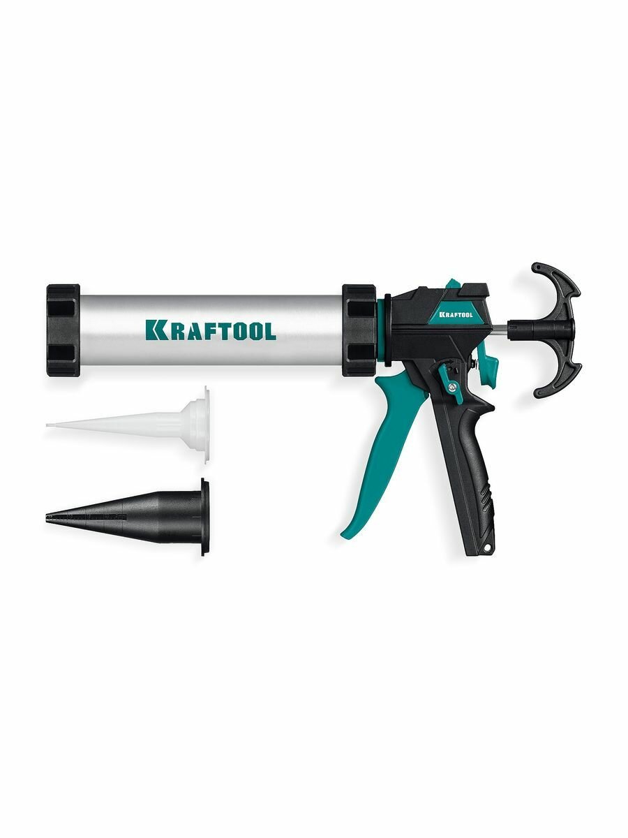 Универсальный закрытый пистолет для герметика KRAFTOOL 310ml, регулировка силы давления