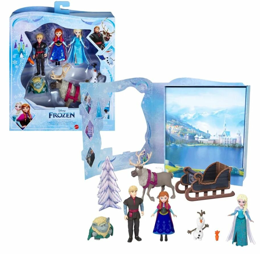 Замороженные игрушки Диснея, набор Холодное сердце, подарки для детей, HLX04