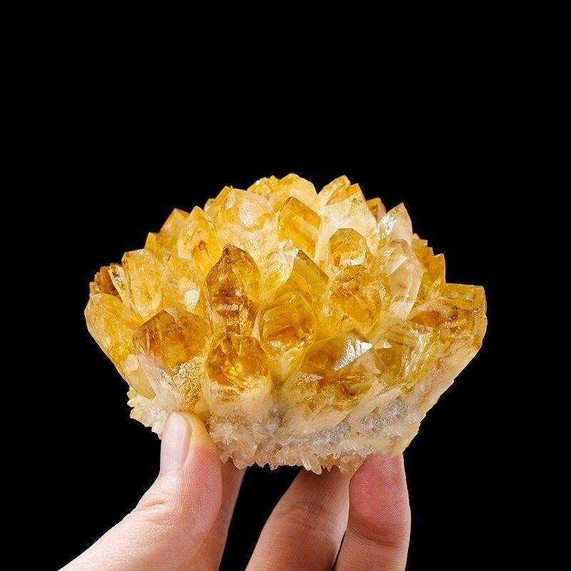 Друза натуральный цитрин 500-600гр