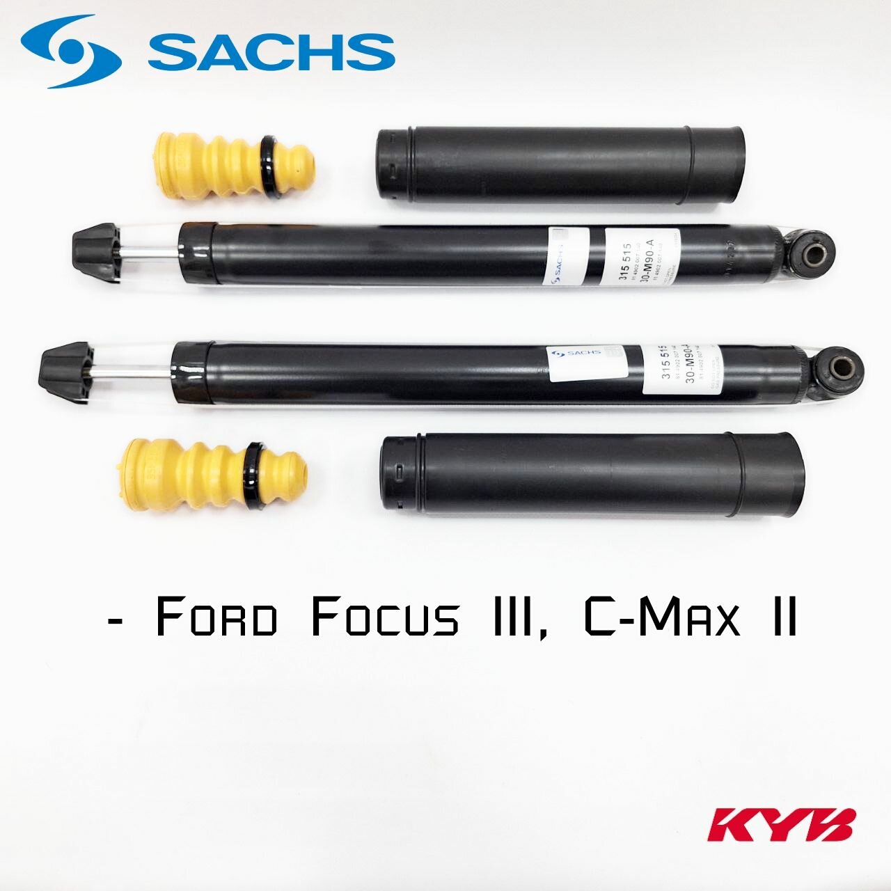 Задние амортизаторы Sachs для Ford Focus 3 Форд Фокус 3