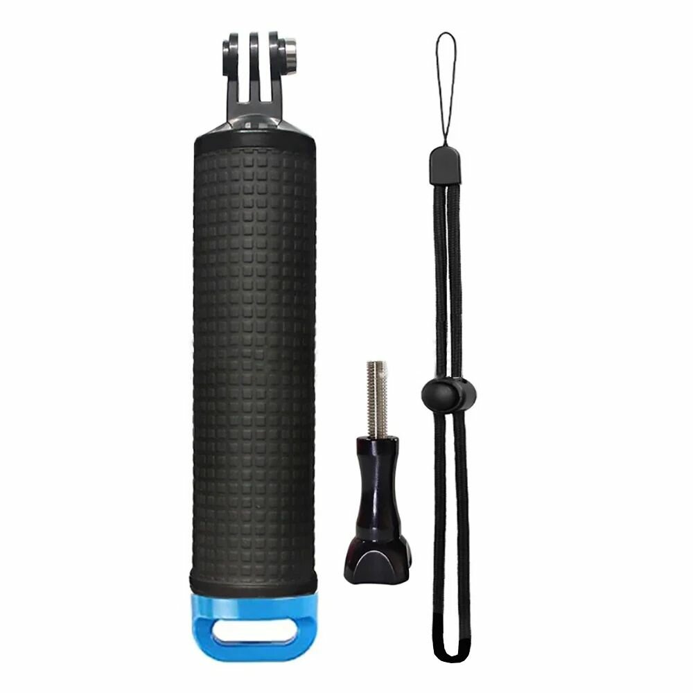 Рукоятка поплавок для экшен камер GoPro, DJI Action, синий