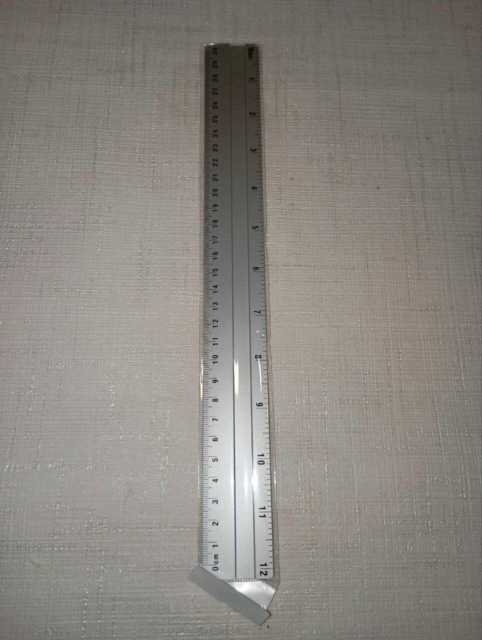 Линейка металлическая,30см, Attache, 1 штука