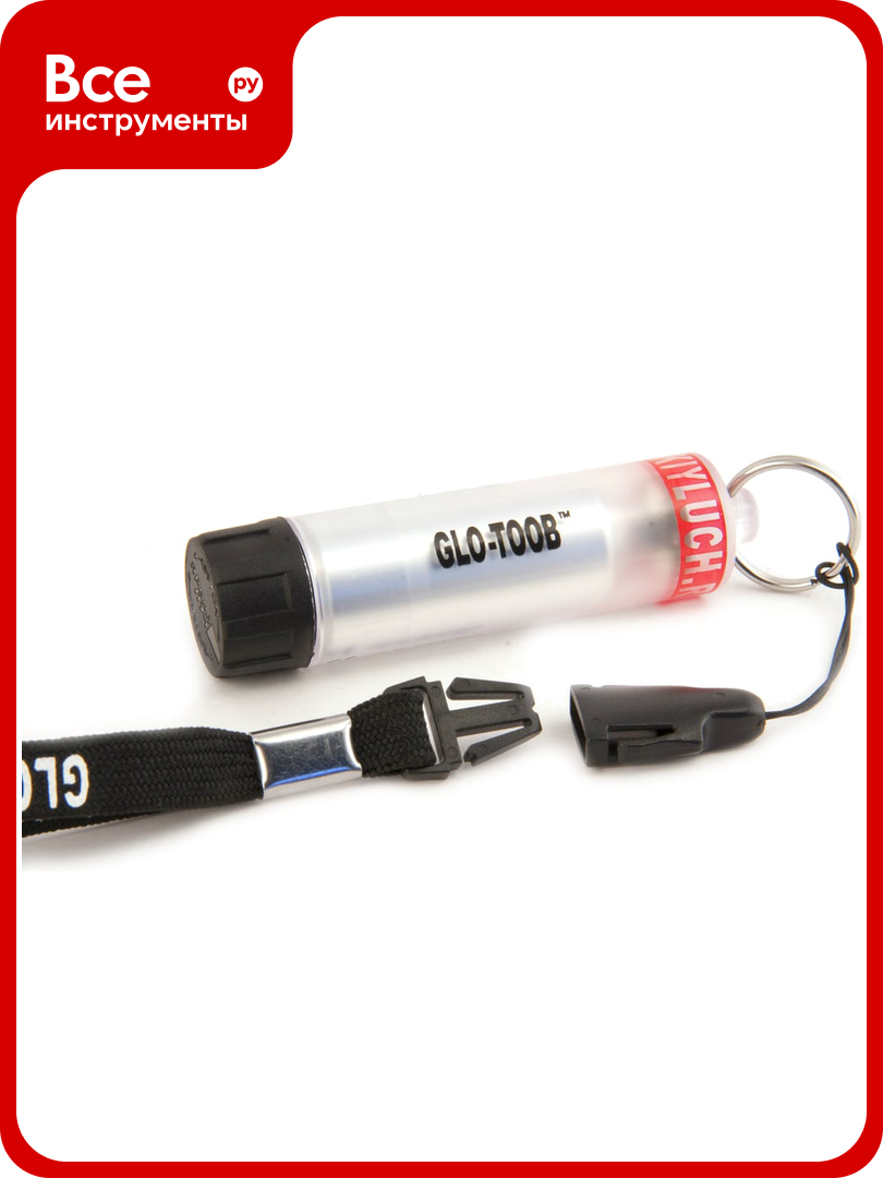 Фонарь, красный, водонепроницаемость до 60м, 3 режима, на 1хAAA яркий ЛУЧ GLO-TOOB 4606400105107