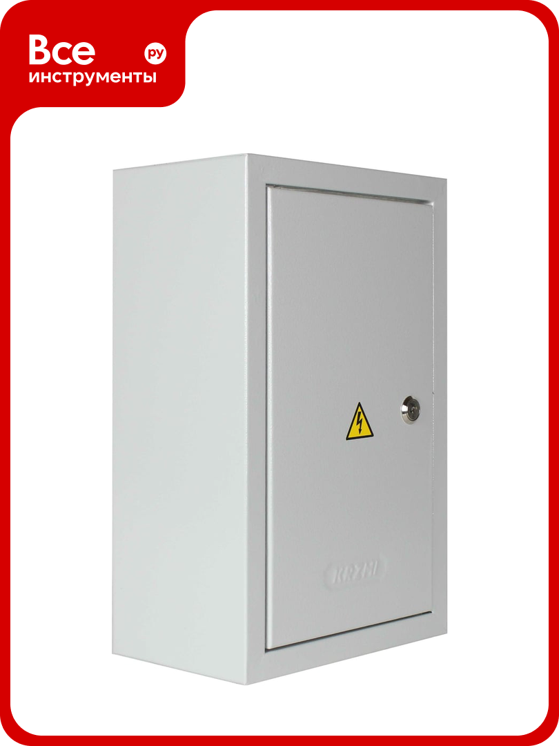 Корпус, KRZMI, с монтажной панелью KRZMI ЩМП 360x225x140 IP54 4651117990560 из металла, для навесного монтажа
