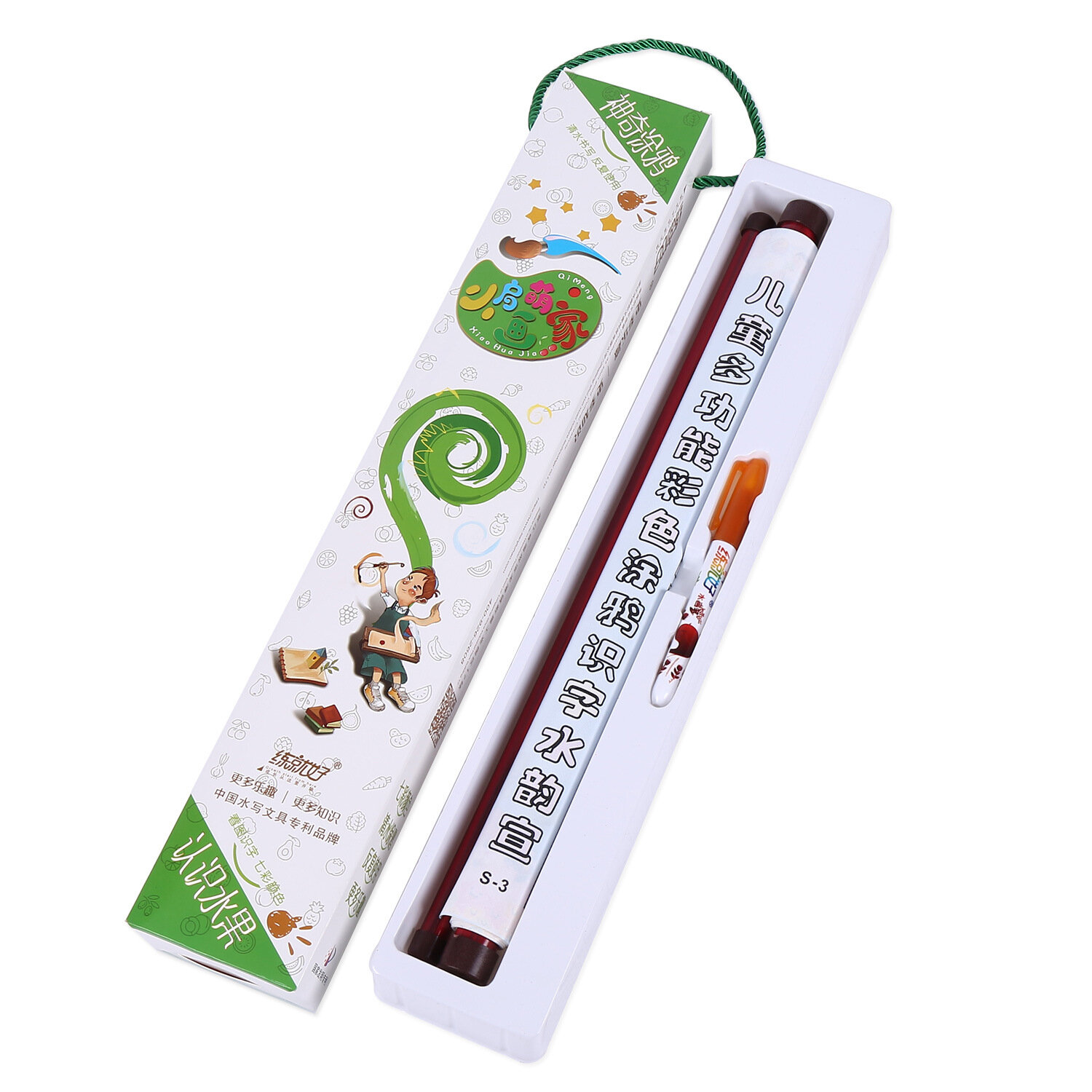 Набор для рисования Дуин Куайшоу "Знай свой фрукт", детская цветная салфетка, для письма водой