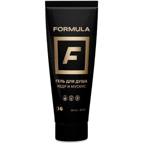 Гель для душа F Formula FORMULA Кедр и мускус, 250 мл