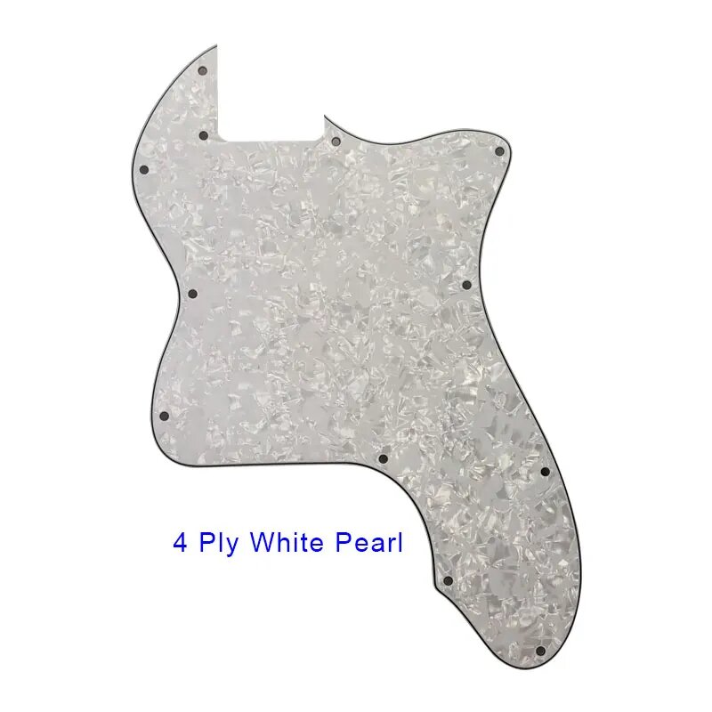 Pleroo Tele Blank гитарный гриф Белый, 4 Ply white pearl