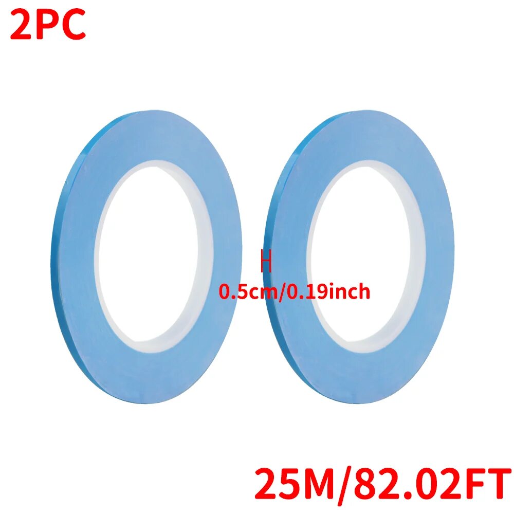 Термическая Лента, Изоляционный Радиатор, Двусторонняя Теплопроводящая Лента Для Чипа, Печатной Платы, Светодиодной Ленты