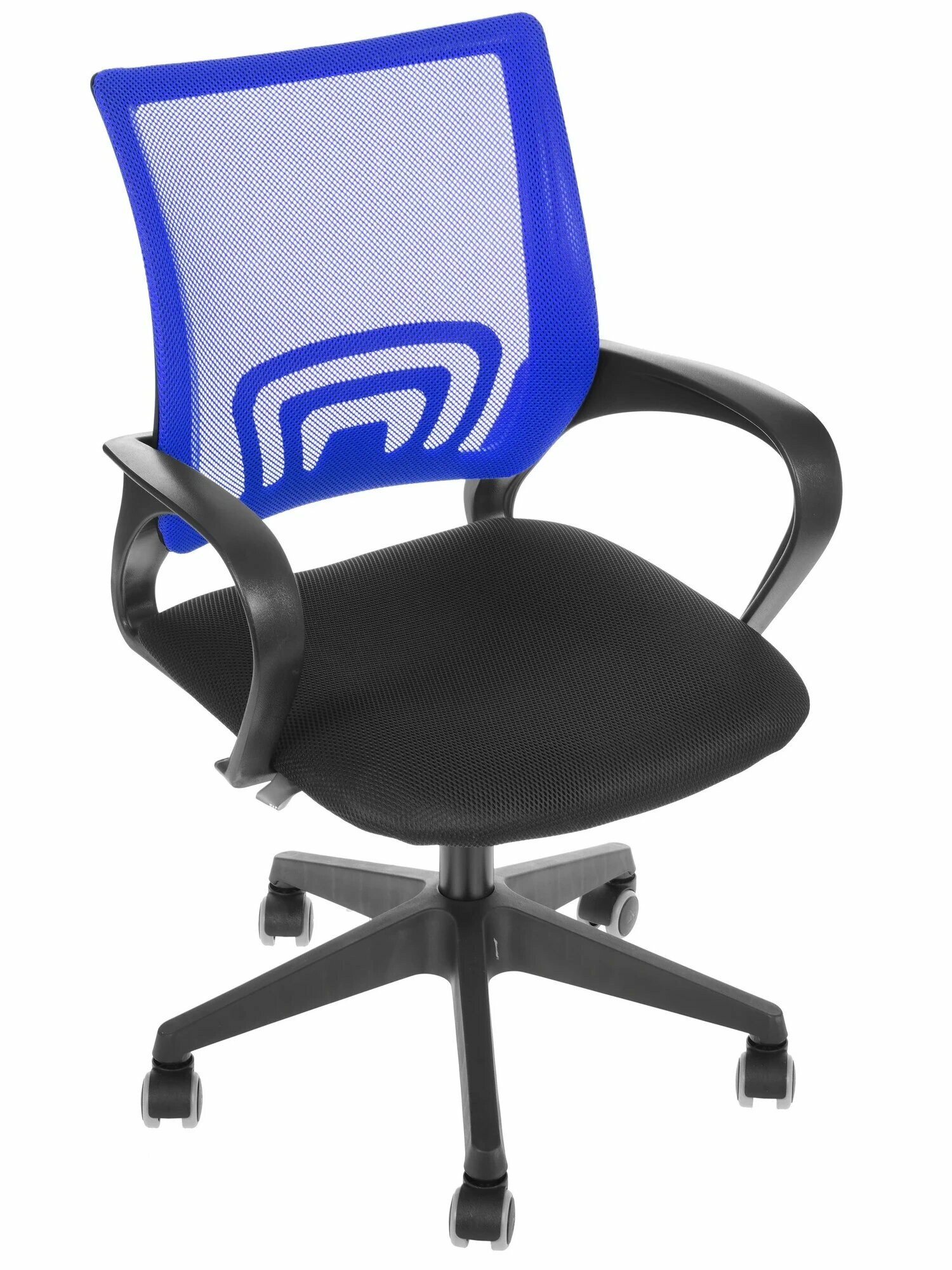 Кресло Бюрократ CH-695NLT цвет синий TW-05, сиденье черный TW-11 сетка/ткань крестовина пластик