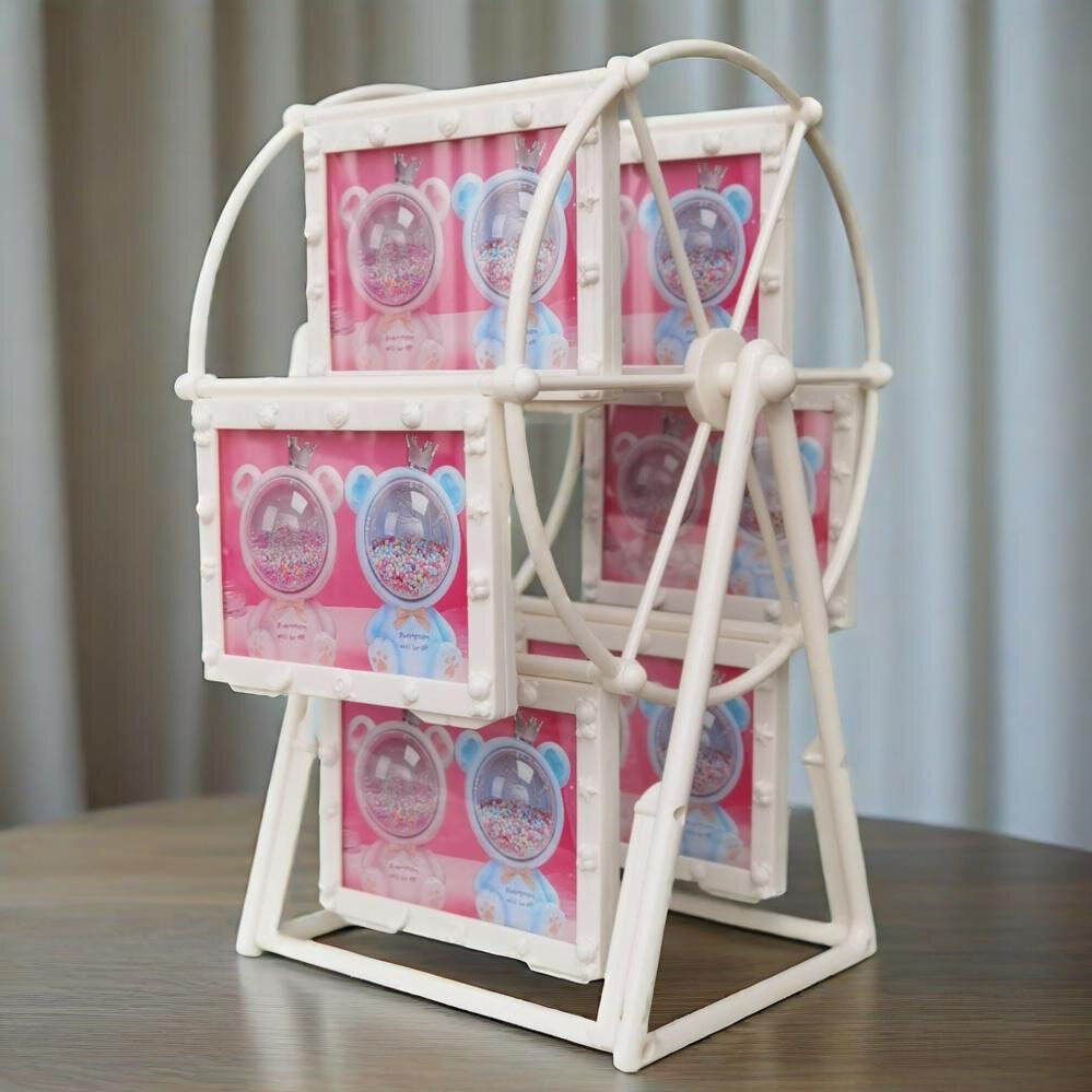 Европейский стиль вращающаяся 5inch карусель ветряная рамка для фотографий, подставка для детских фотографий, свадебных фотографий, студийных фотографий