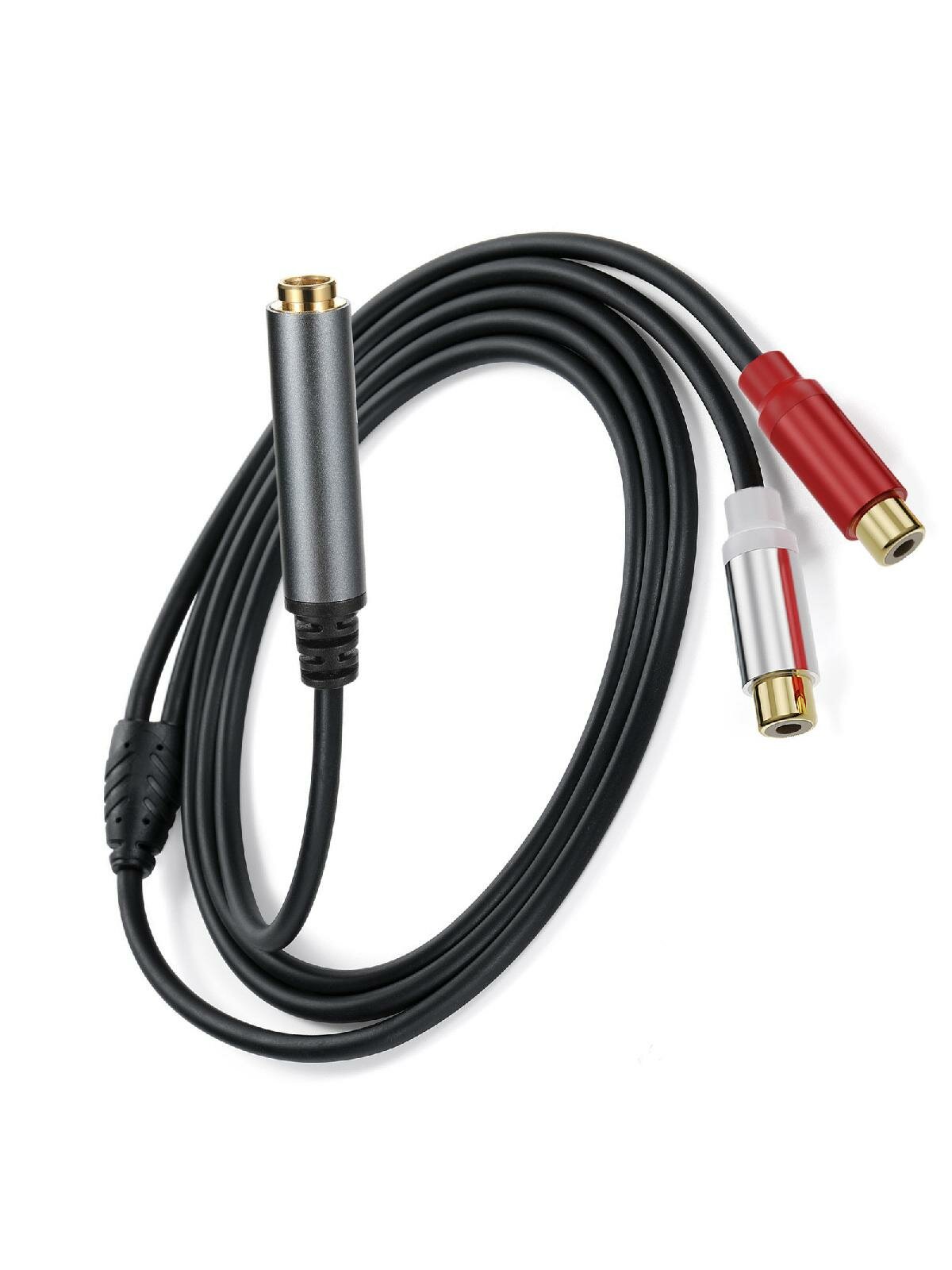 Разъемные Y-Образные Разветвители от 6,35 мм до 2RCA, Адаптеры, Удлинитель Шнура