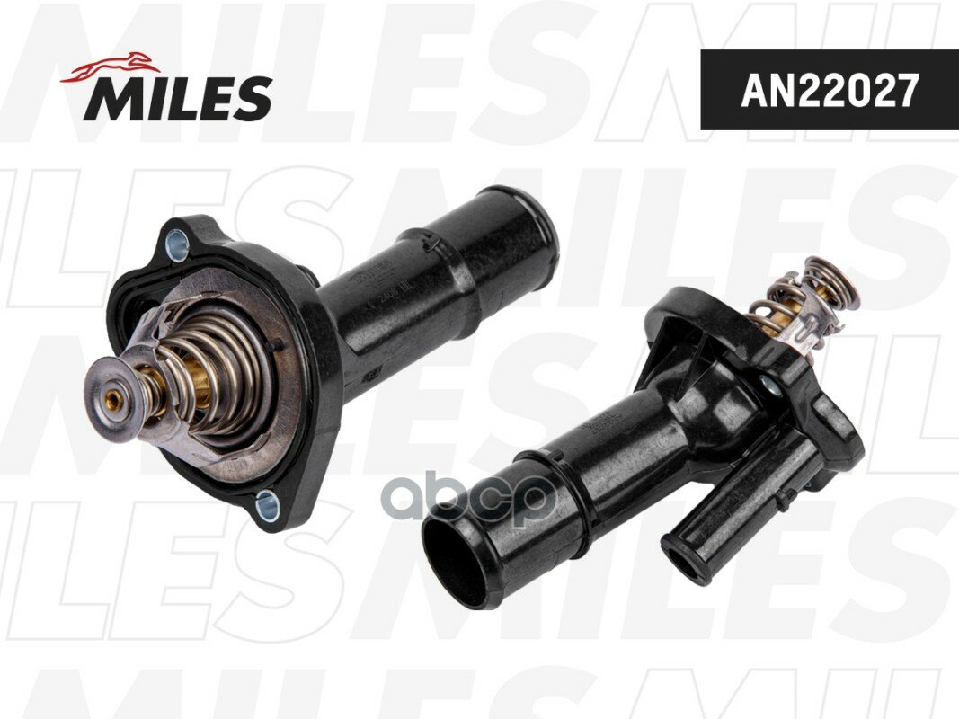Термостат FORD FOCUS II 05-/MONDEO IV 07-/MAZDA 3 1.8i-2.0i 03- AN22027 Miles арт. AN22027