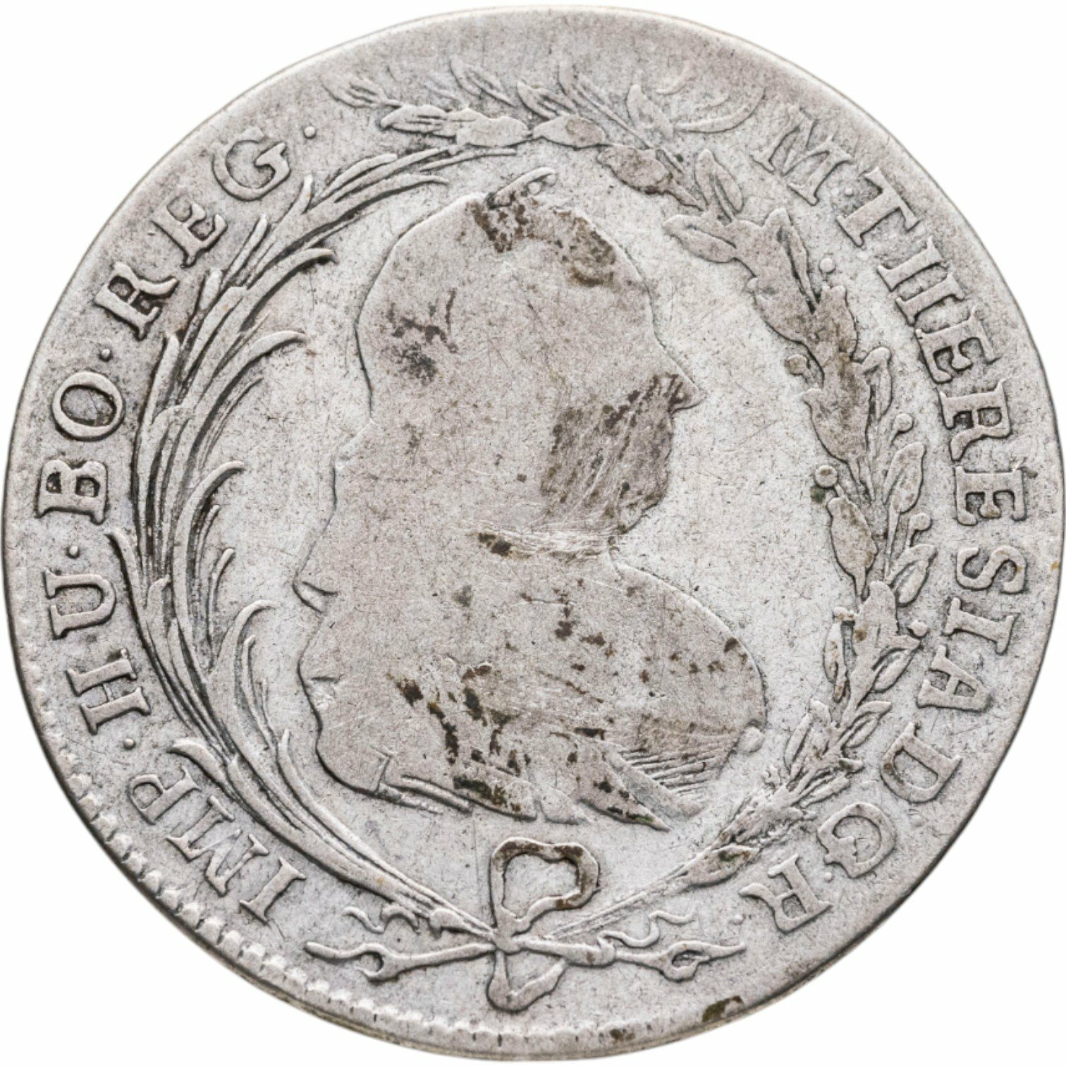Австрия 20 крейцеров kreuzer 1768 Мария Терезия, Серебро 583, в сохранности VF