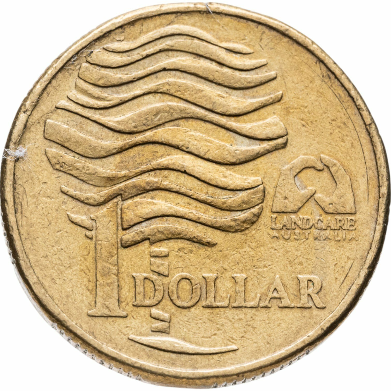 Австралия 1 доллар dollar 1993 "Landcare Australia — организация по защите окружающей среды", Бронза, в сохранности XF