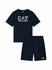 Шорты EMPORIO ARMANI Logo-print shorts set, размер 12 лет, синий