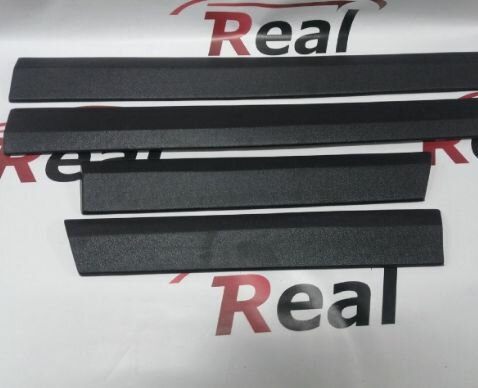 Накладки на низ дверей текстурные пластиковые на 2110,2170-72