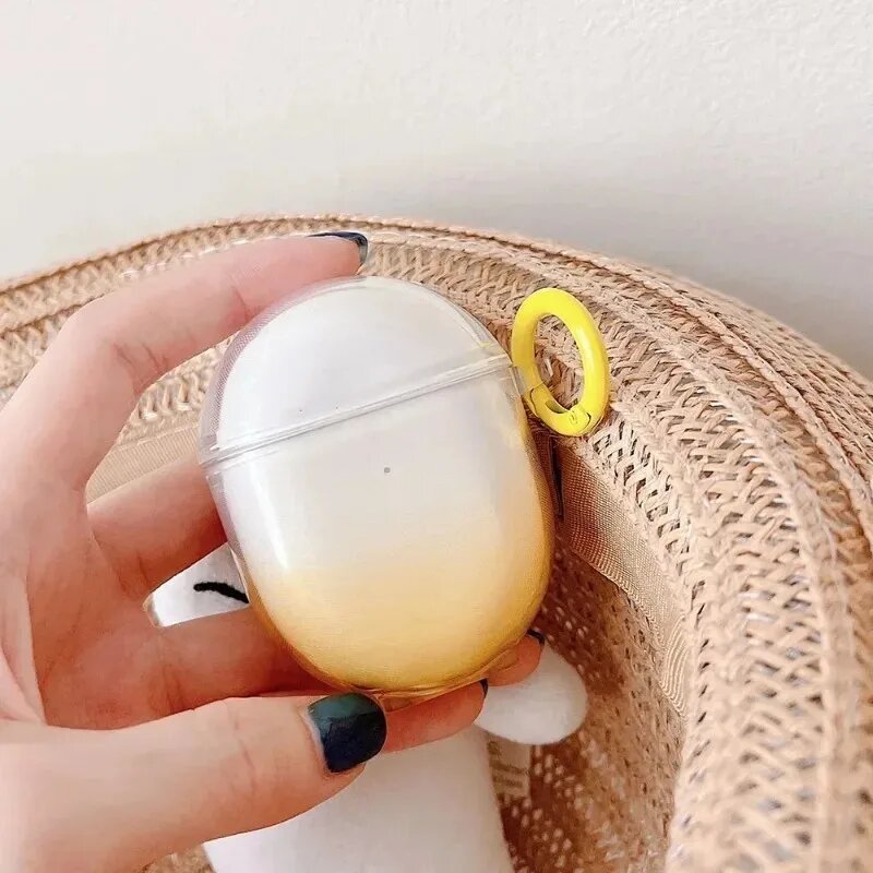 Прозрачный градиентный красочный чехол для наушников Xiaomi Redmi Buds 3 Pro/4