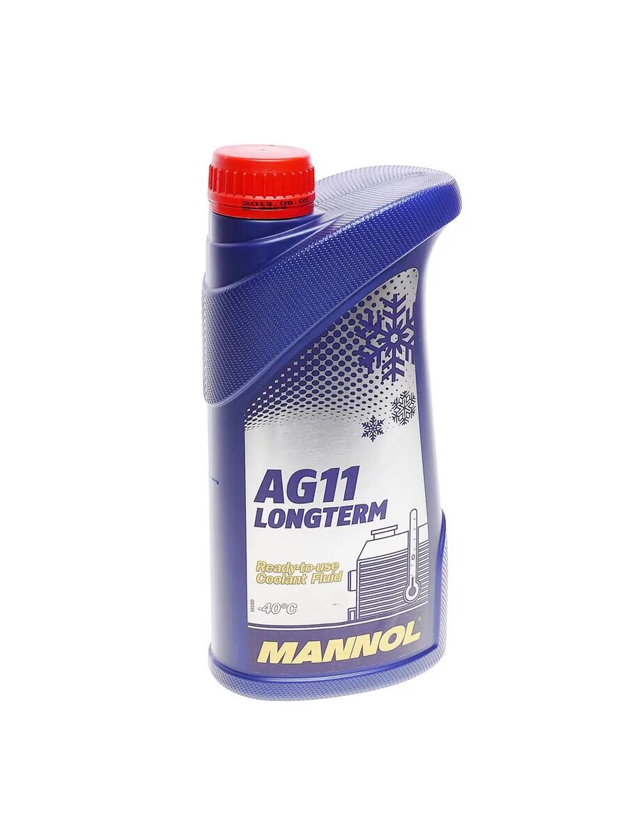 Антифриз синий -40C 1л AG11 Longterm IAT 4011 MANNOL