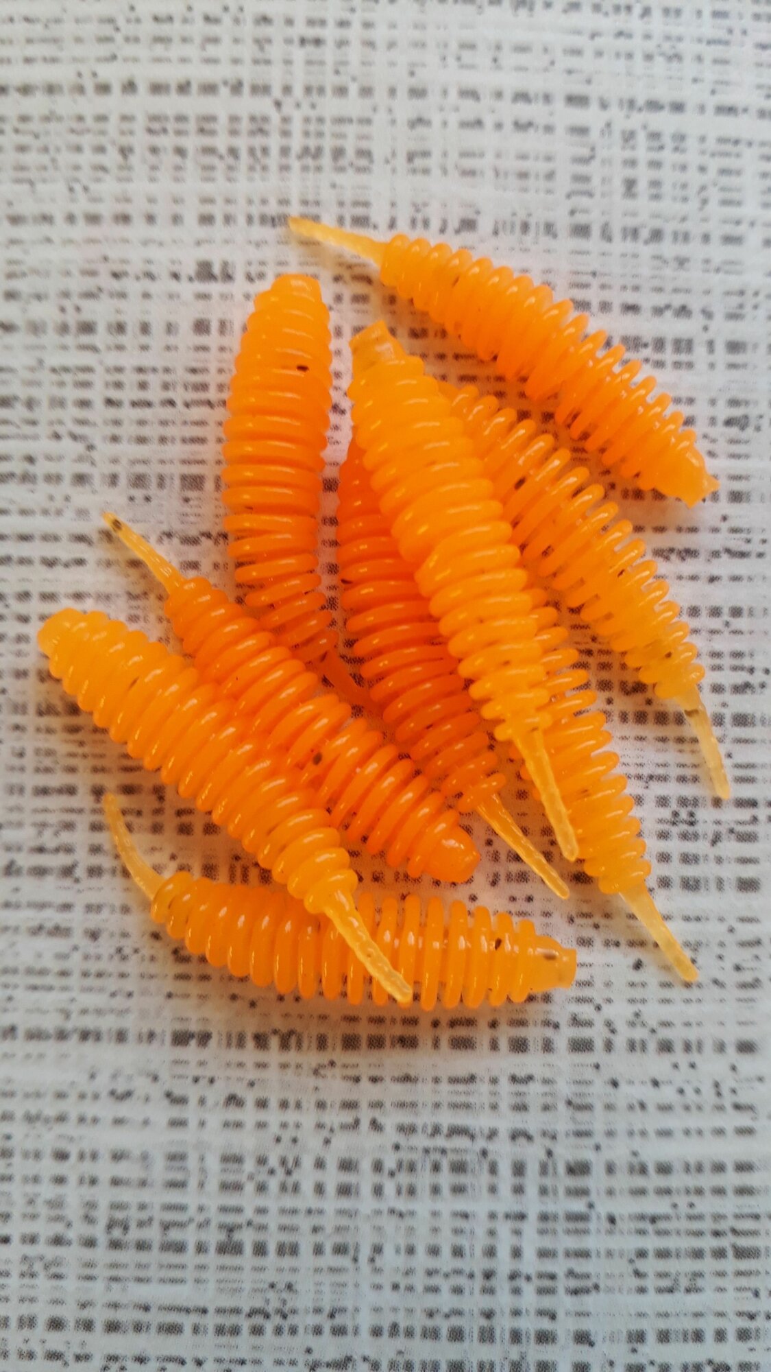 Силиконовая приманка Танта/Пикси (Pixy) 65мм. 8шт. Оранжевый (Firefox).