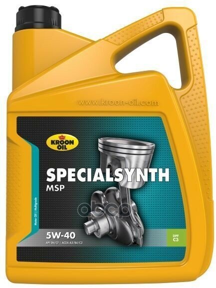 KROON OIL Масло Моторное Specialsynth Msp 5W4