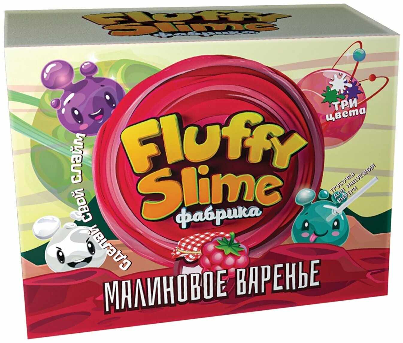 Висма Набор для опытов "Малиновое варенье" "Флаффи-слайм фабрика"