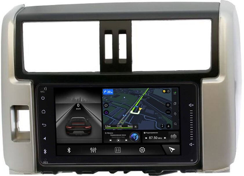 Штатная магнитола Toyota LC Prado 150 2009-2013 Canbox M-Line 7501-RP-TYLP15X-236 2/32 Android 10 (4G-SIM, DSP, IPS)