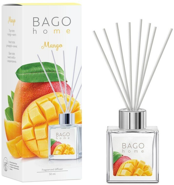 Манго BAGO home ароматический диффузор 50 мл