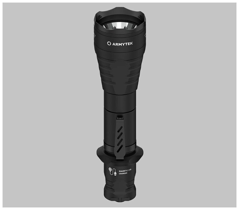 Тактический фонарь Armytek Predator Pro Magnet USB (Тёплый свет)