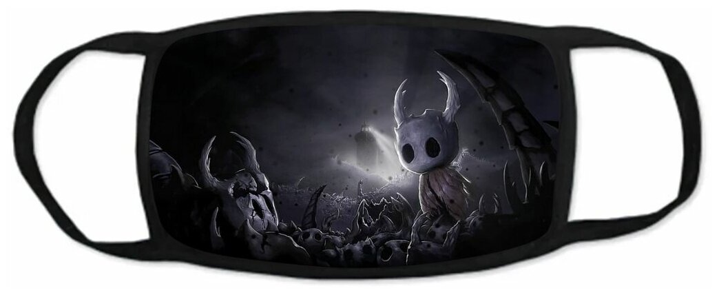 Маска на лицо Hollow Knight, Холлоу Найт №6, Детская -18 на 10 см