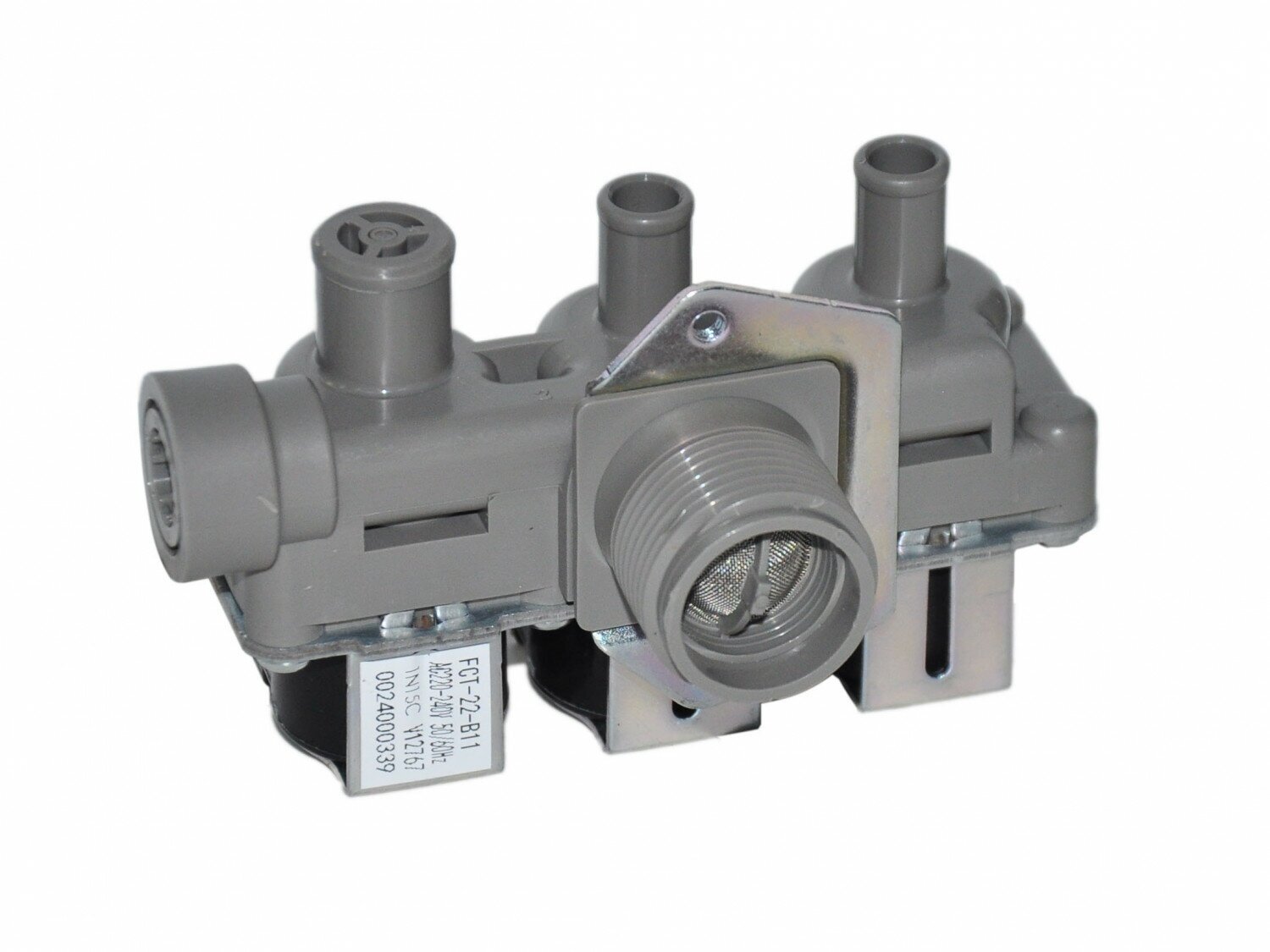 Клапан заливной 3х90 стиральной машины Haier (колодка) 0024000339