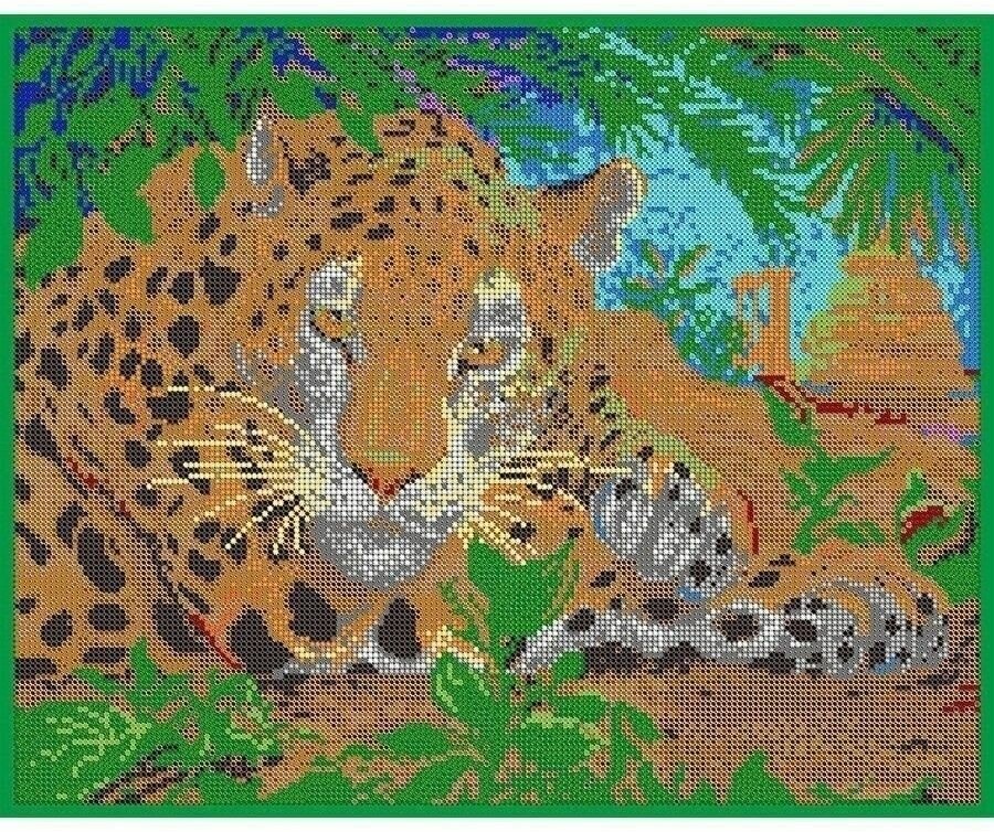 Леопард 38х48см