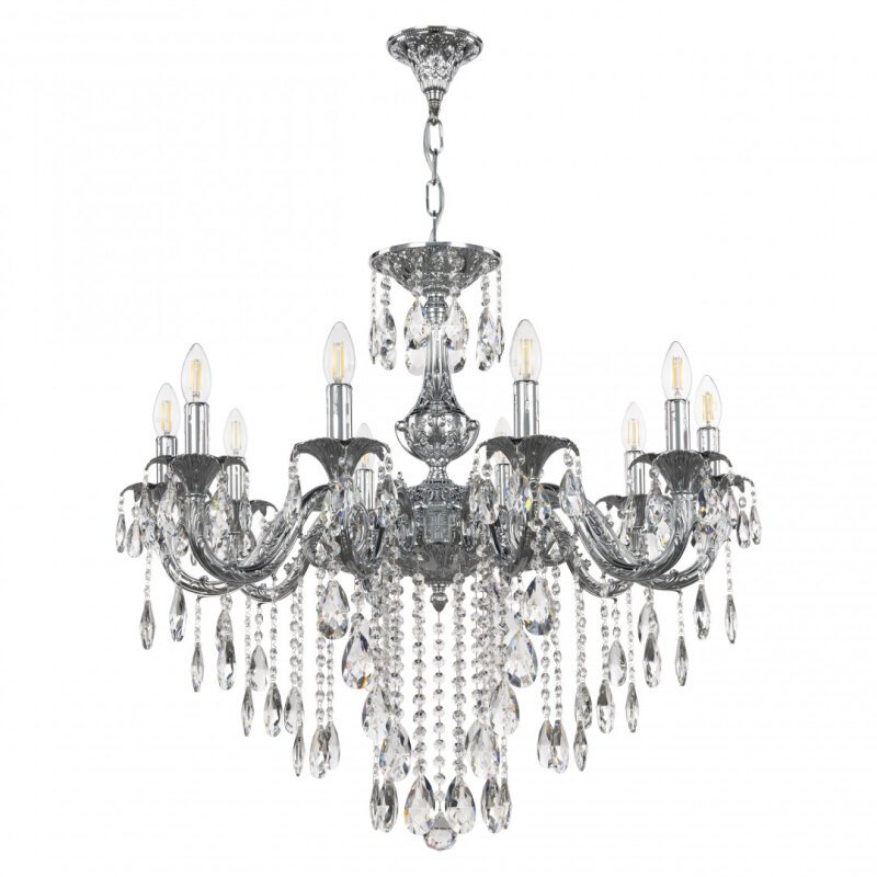 Подвесная люстра Bohemia Ivele Crystal AL7901 AL79101/10/250 B Ni